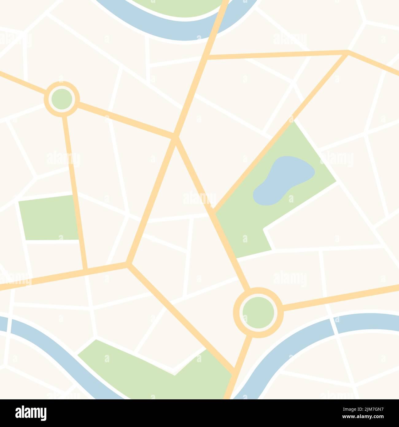 Abstract city map. Seamless pattern. Roads, navigation, GPS. Use for ...