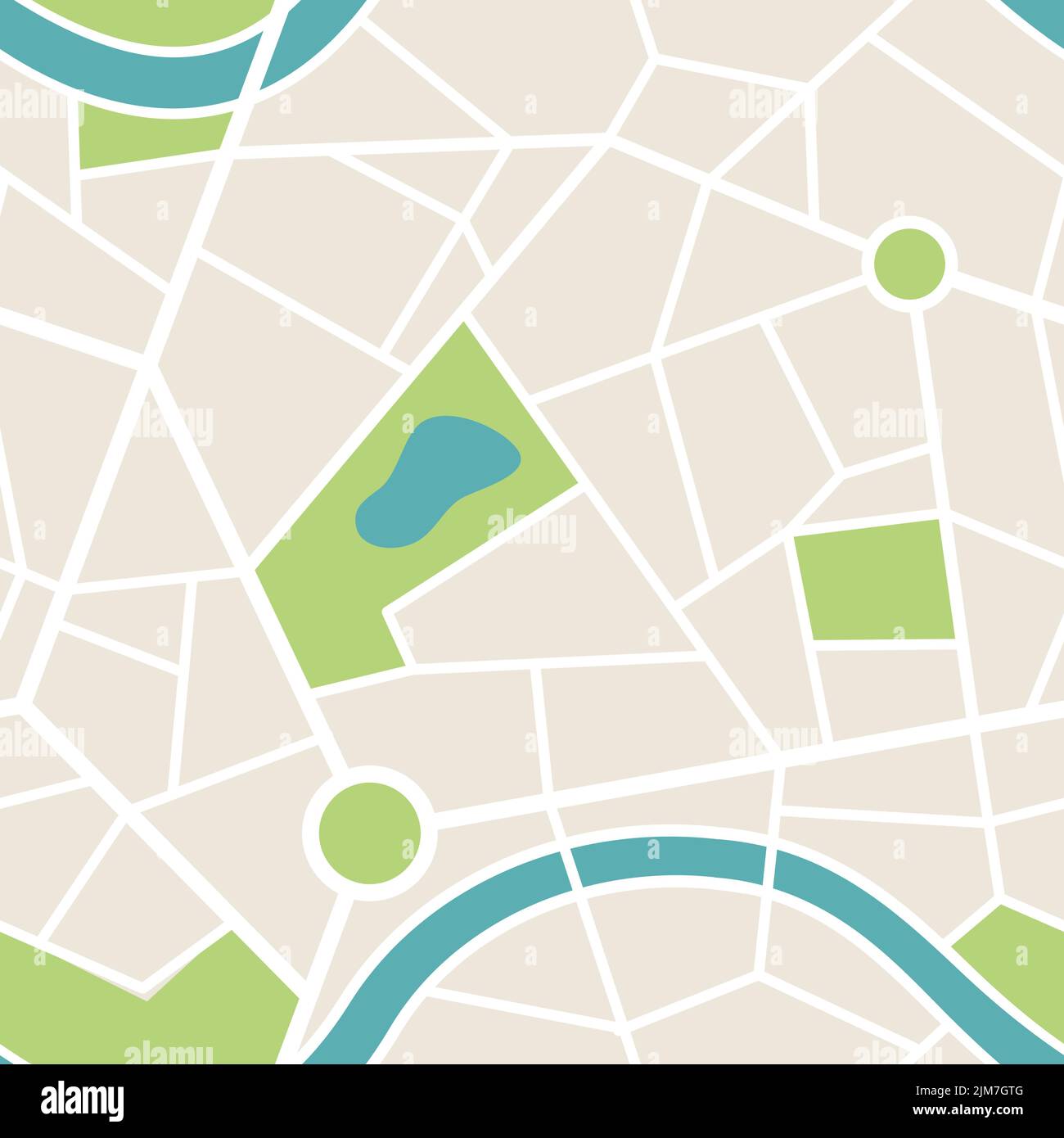 Abstract city map. Seamless pattern. Roads, navigation, GPS. Use for ...