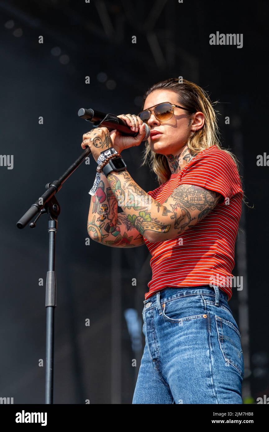 Chicago, Illinois, August 4, 2022, Country musician Morgan Wade during ...