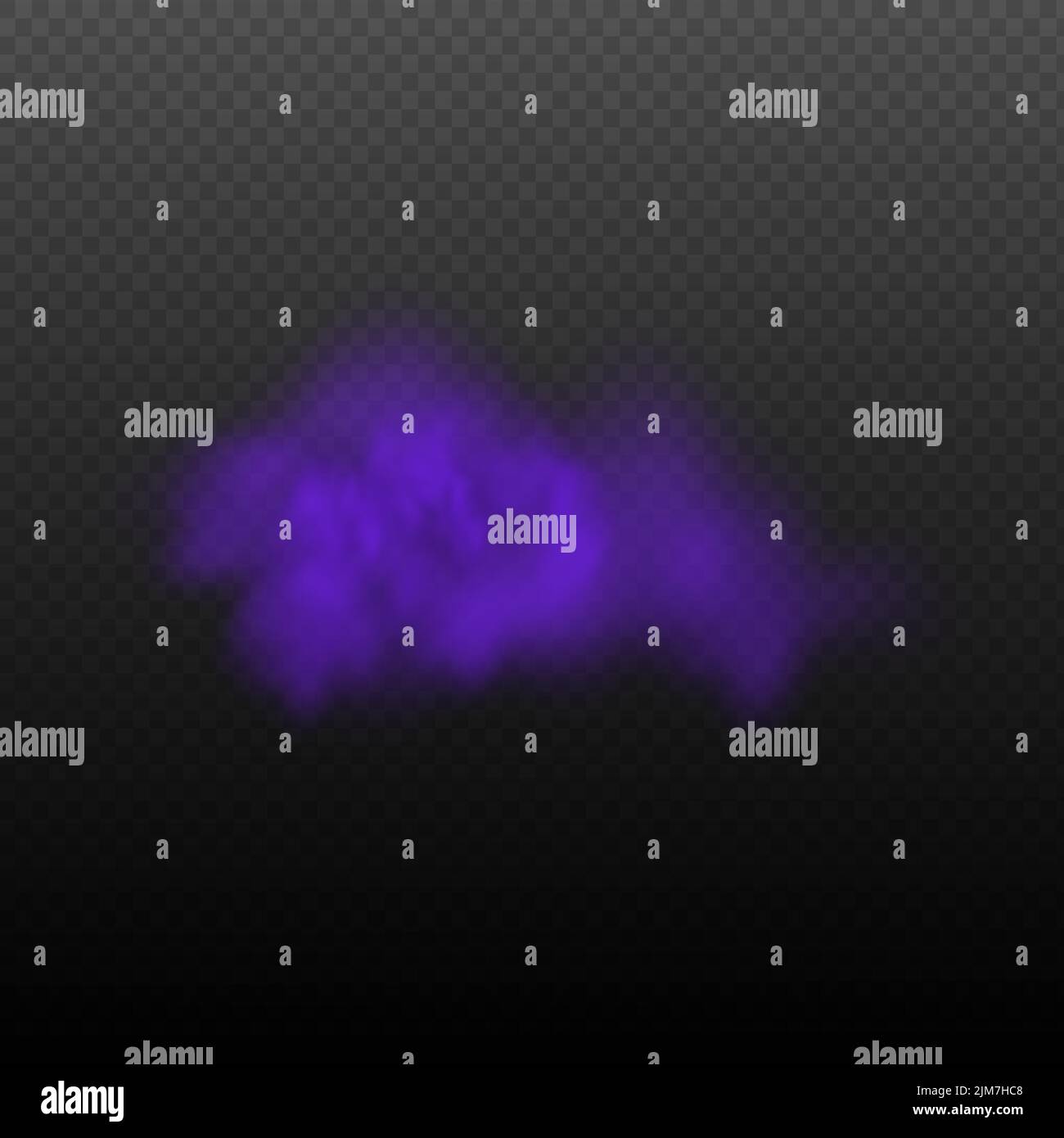Purple poisonous gas, dust and smoke effect.Realistic scary mystical ...