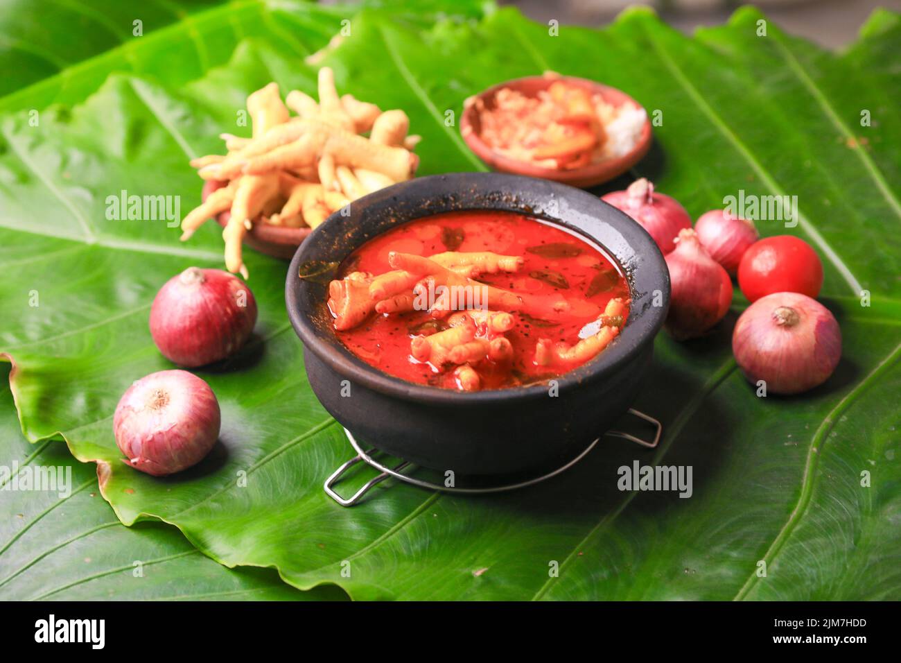 dish made with chicken feet chicken legs Stock Photo - Alamy
