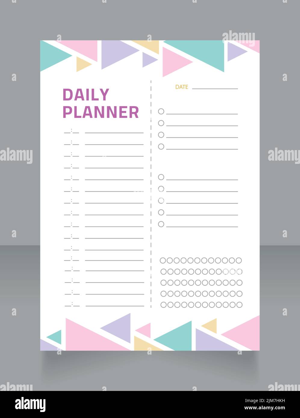 Goal setting planner Stock Vector Images - Alamy