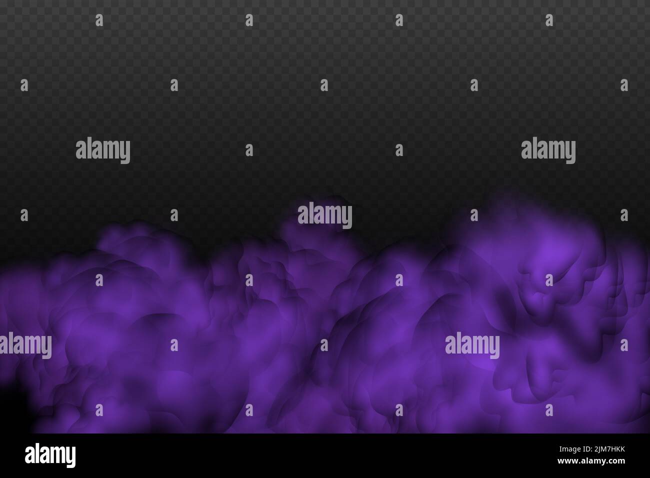 Purple poisonous gas, dust and smoke effect.Realistic scary mystical ...