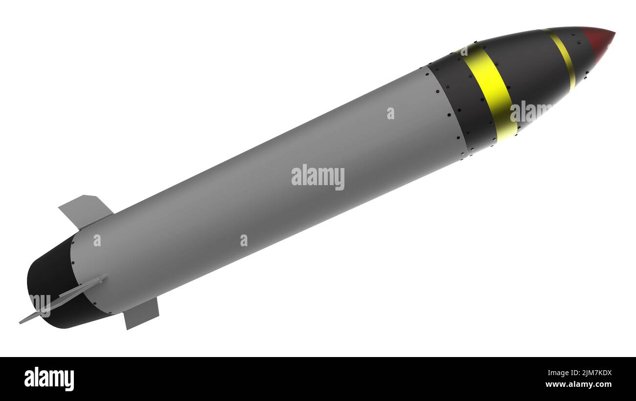 rocket missile ammo war conflict militar warhead nuclear weapon nuke 3d ...