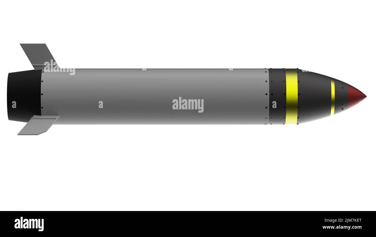 rocket missile ammo war conflict militar warhead nuclear weapon nuke 3d ...