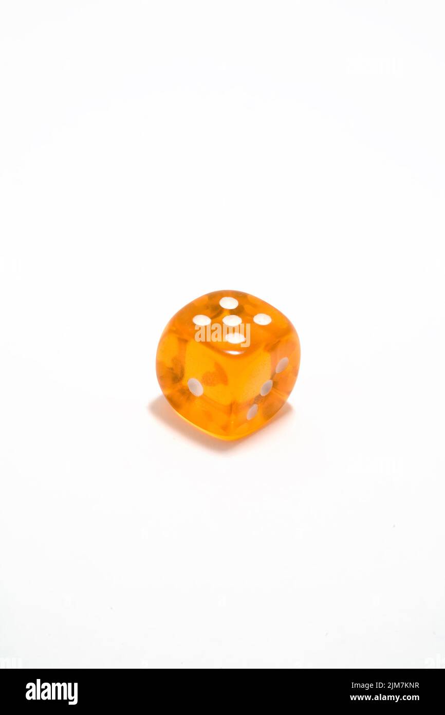 Orange dice hi-res stock photography and images - Alamy