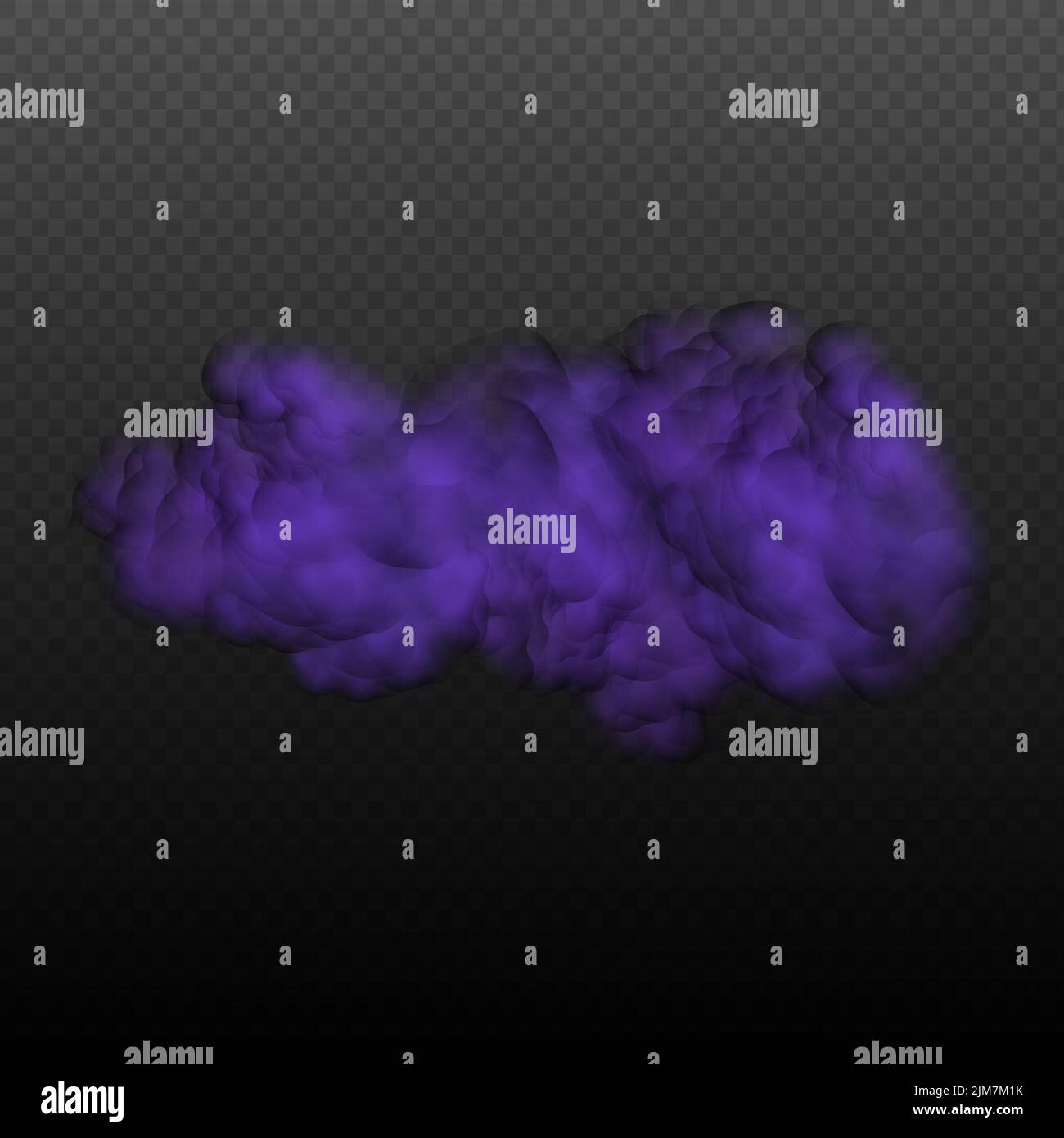 Purple poisonous gas, dust and smoke effect.Realistic scary mystical ...