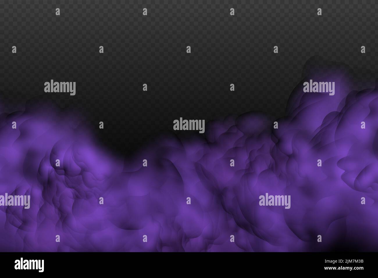 Purple poisonous gas, dust and smoke effect.Realistic scary mystical ...