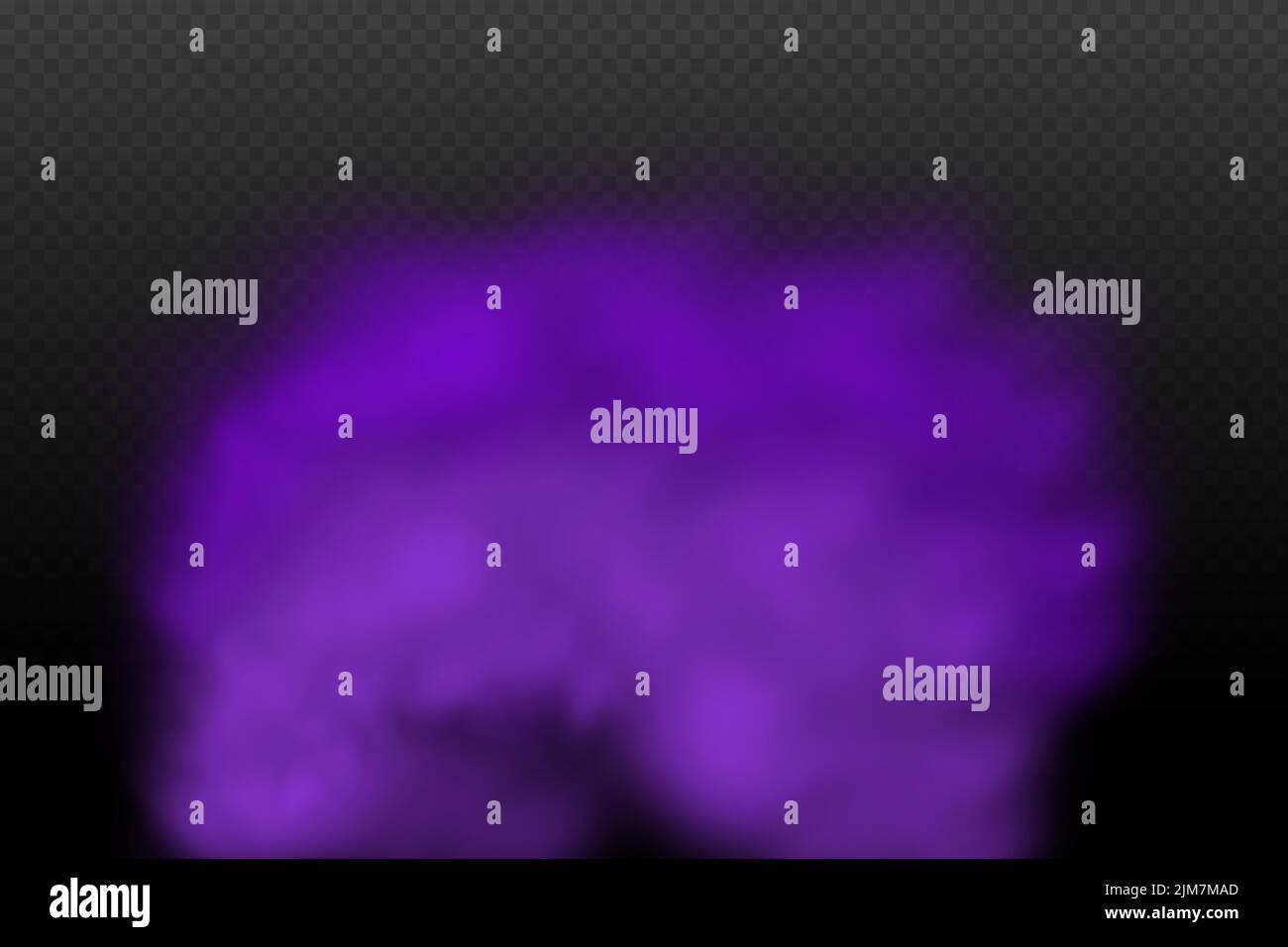 Purple poisonous gas, dust and smoke effect.Realistic scary mystical ...
