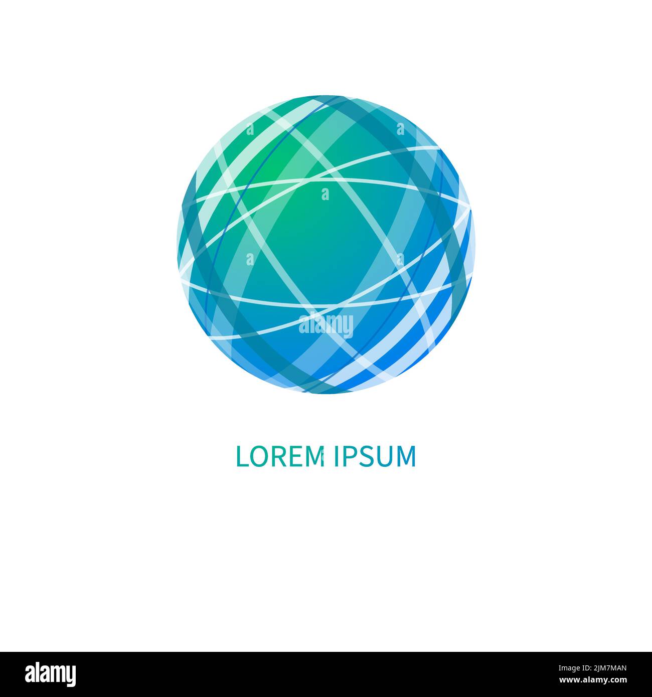 Telecommunications, communications round logo, networking icon. Earth ...