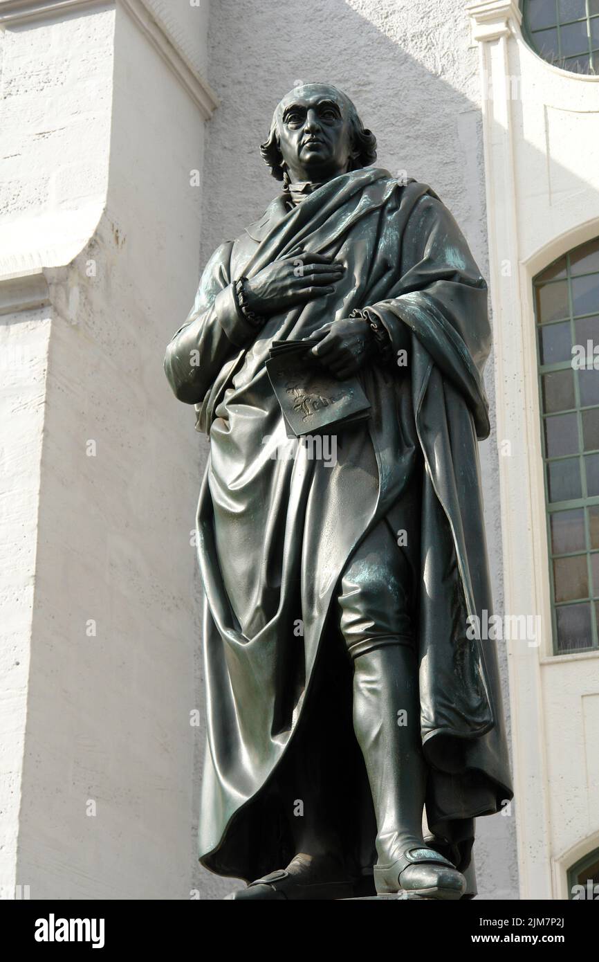 Weimar Herder Monument Stock Photo - Alamy