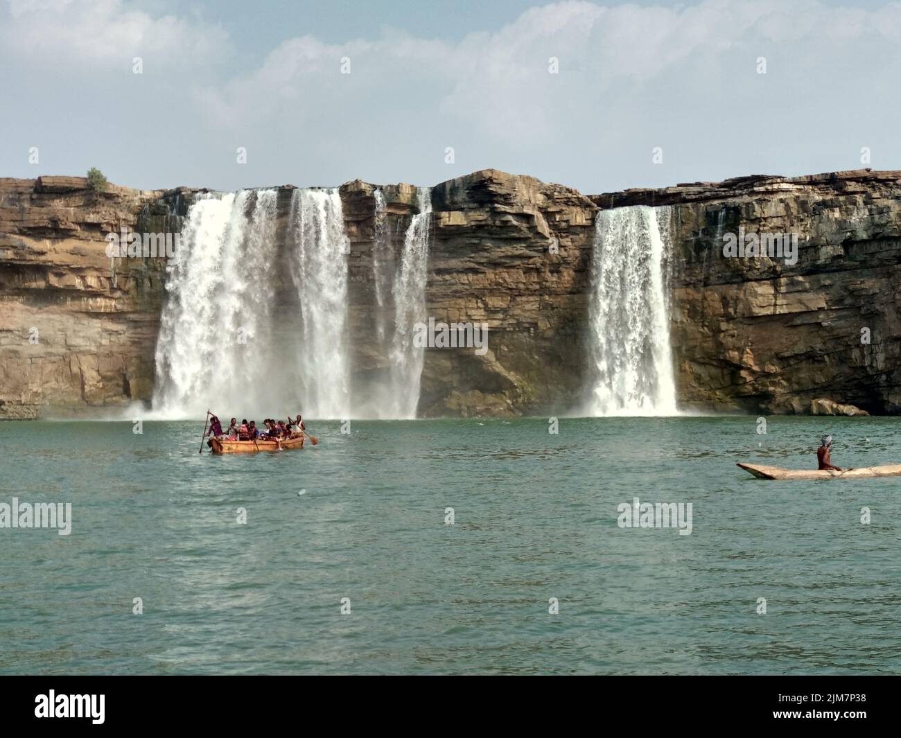 India's niagara ,Chitrakoot waterfall in indravati river Stock Photo ...