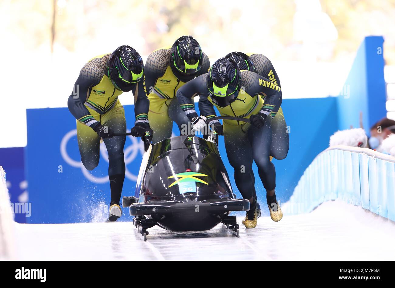 Beijing, China. 19th Feb, 2022. Shanwayne Stephens, Ashley Watson ...