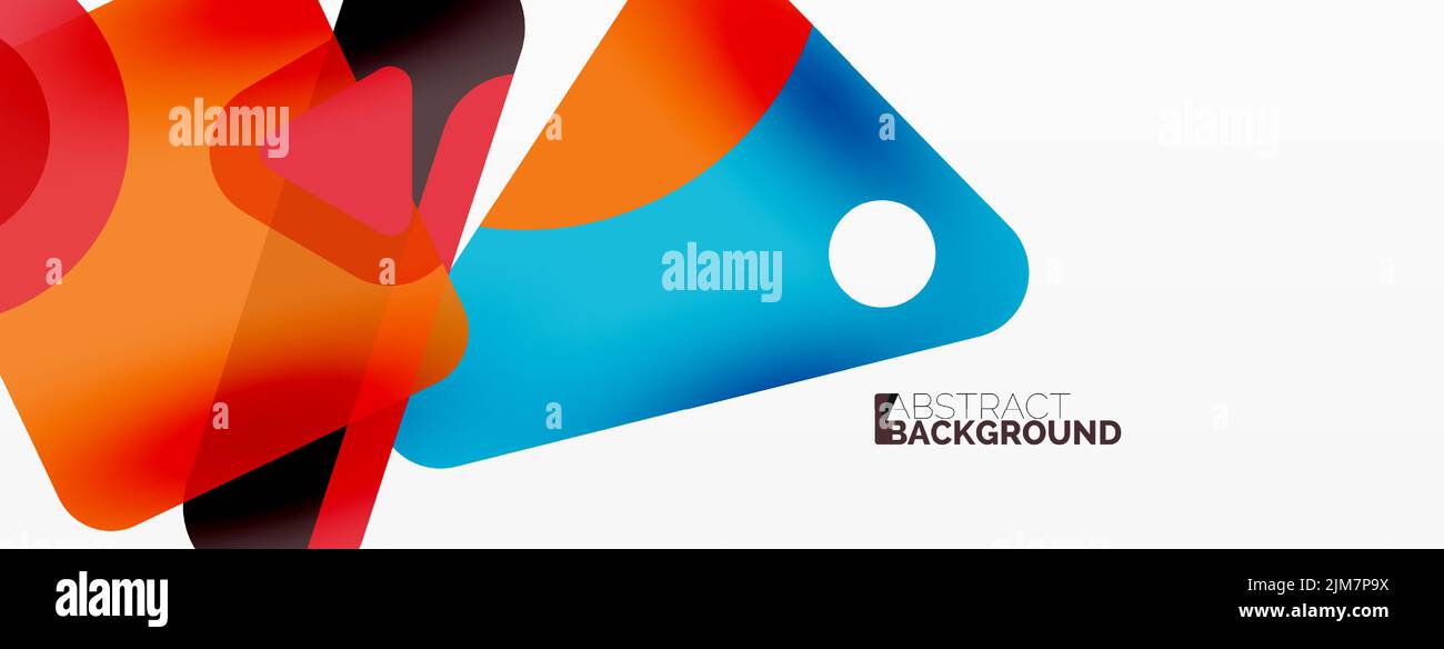 Primitive geometric shapes - line, triangle, square and circle ...