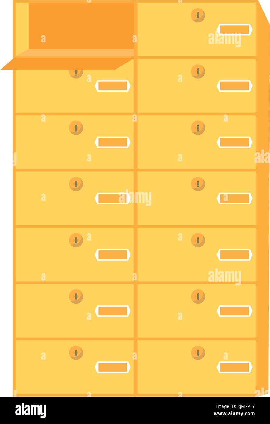 Letterboxes unit semi flat color vector object Stock Vector Image & Art ...