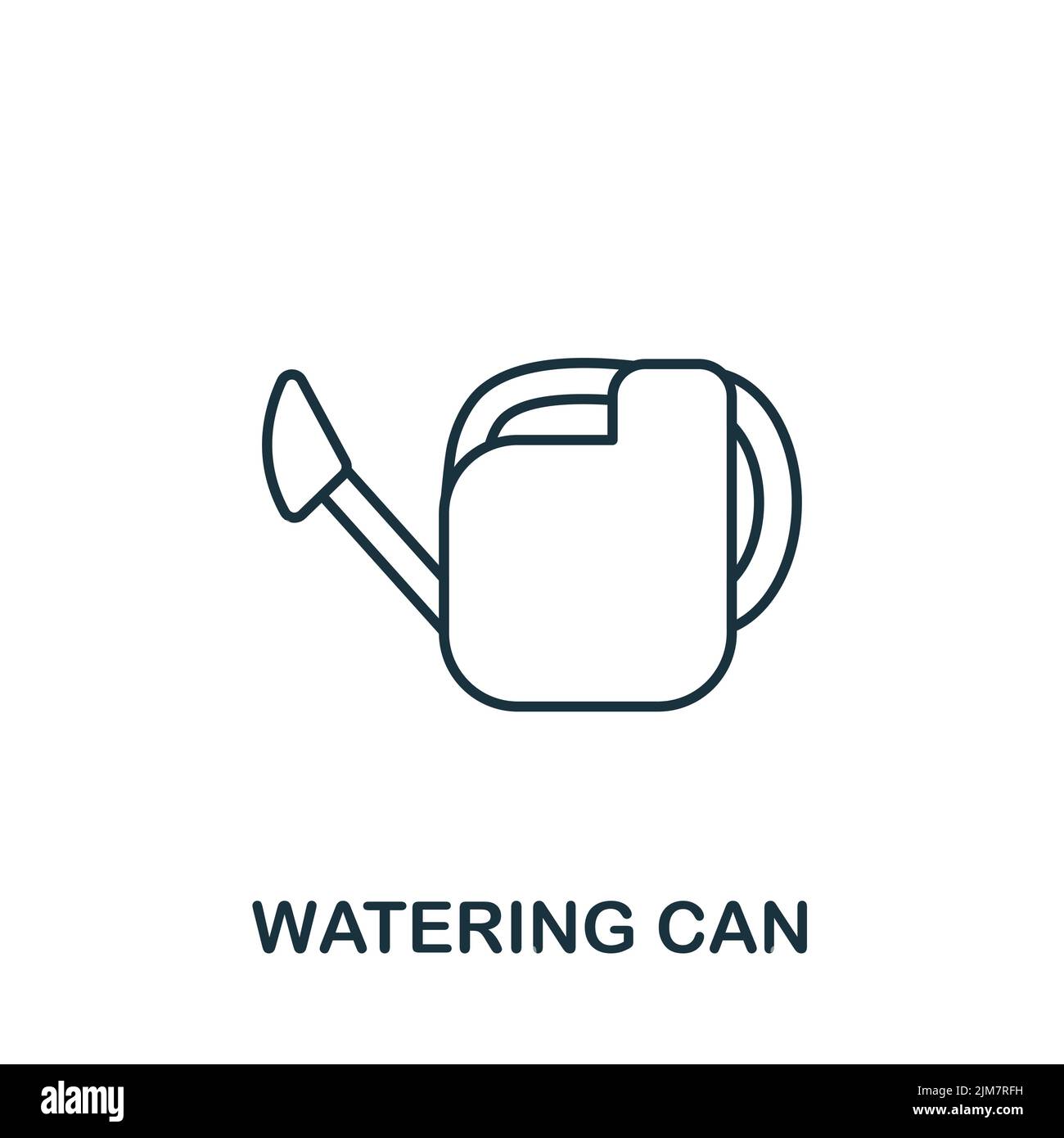 Watering Can icon. Monochrome simple Watering Can icon for templates ...