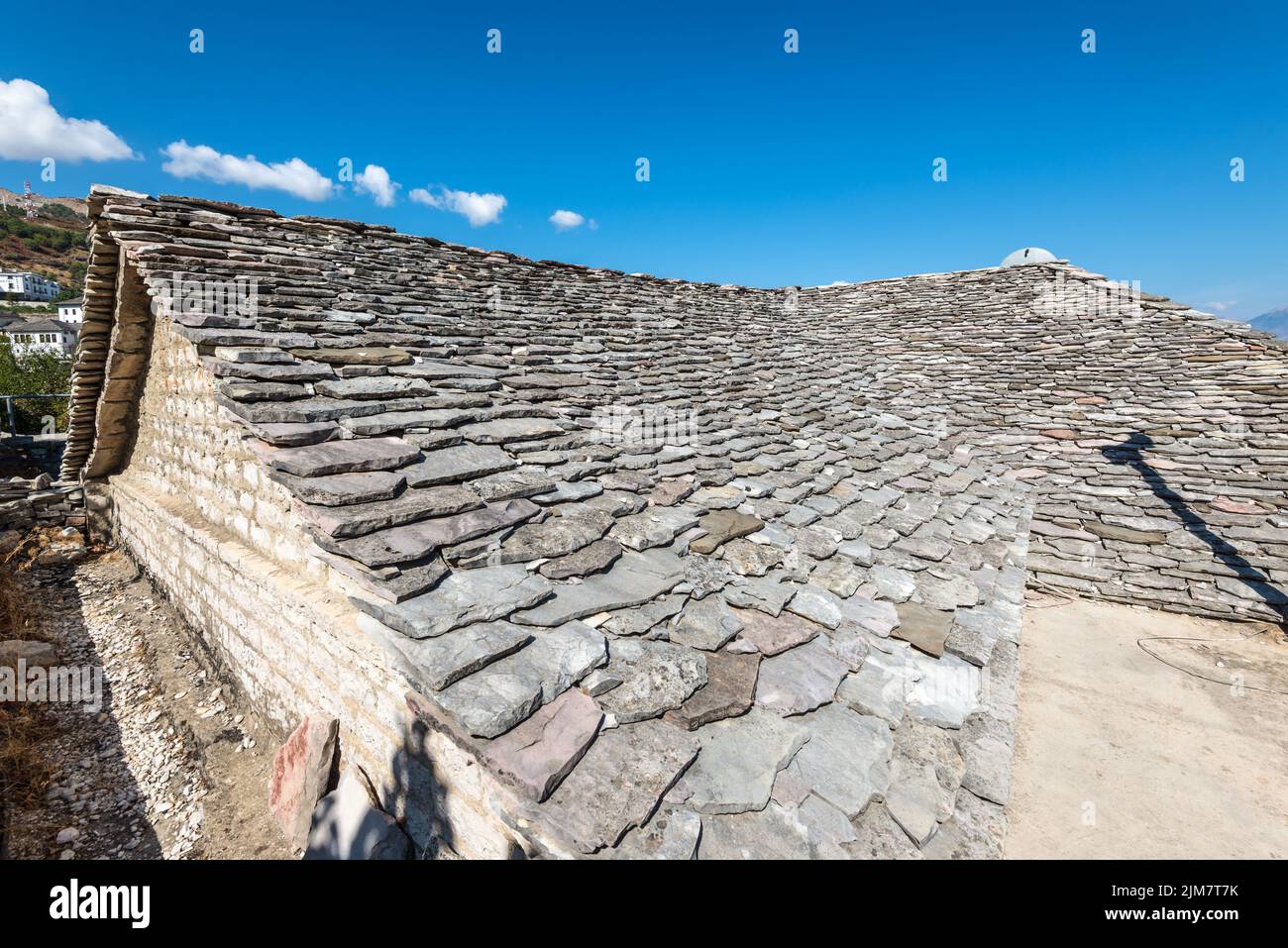 Slate roofing tiles on historic hi-res stock photography and images - Alamy