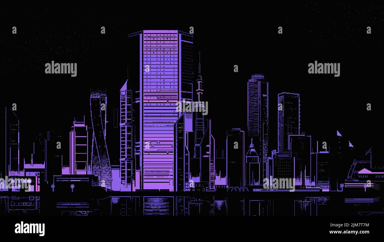 8 Bit Cityscape