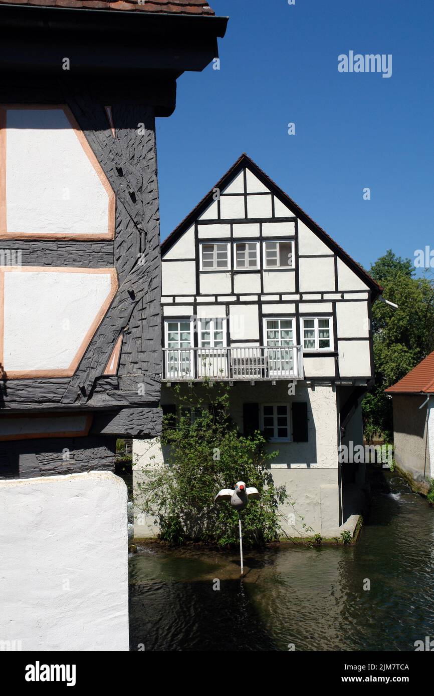 Ulm fishermen's quarter Stock Photo - Alamy