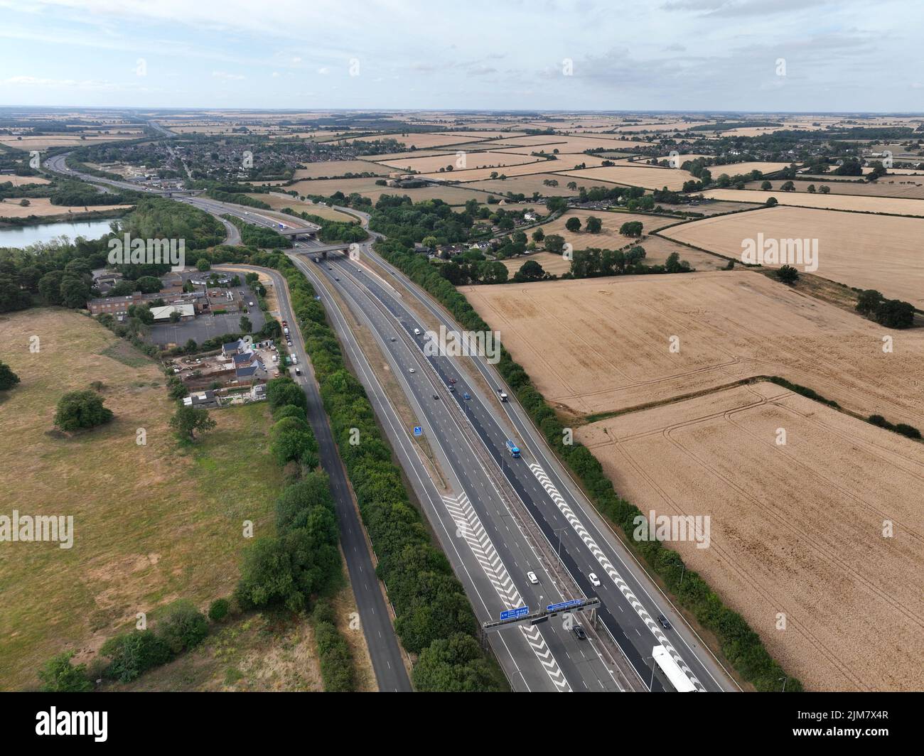 Peterborough, UK. 04th Aug, 2022. The former Premier Inn hotel (left ...