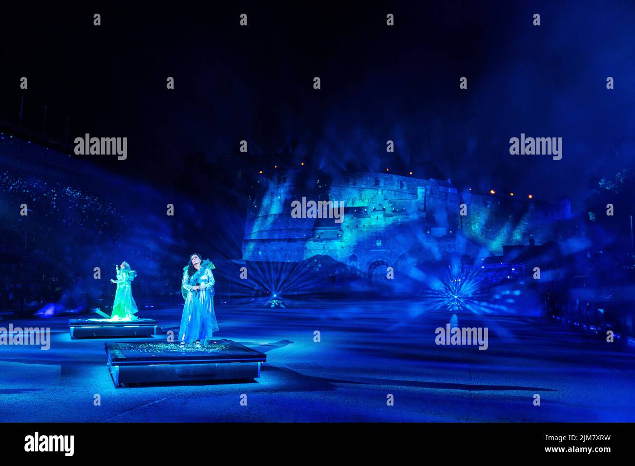 The Highland Divas perform on the Esplanade of Edinburgh Castle at this ...