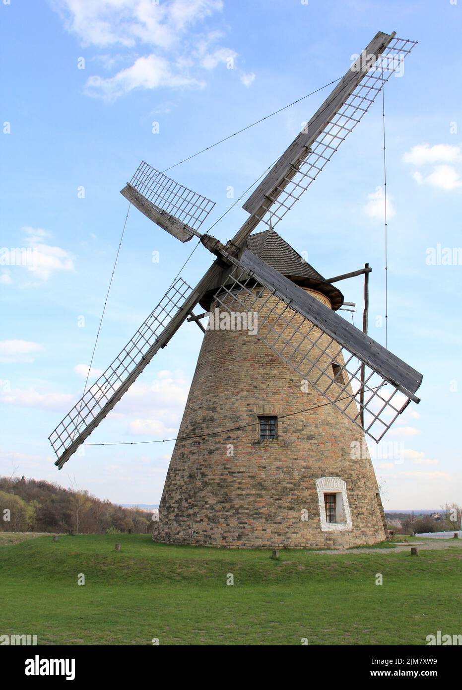 Old fashioned windmill wind turbine hi-res stock photography and images ...