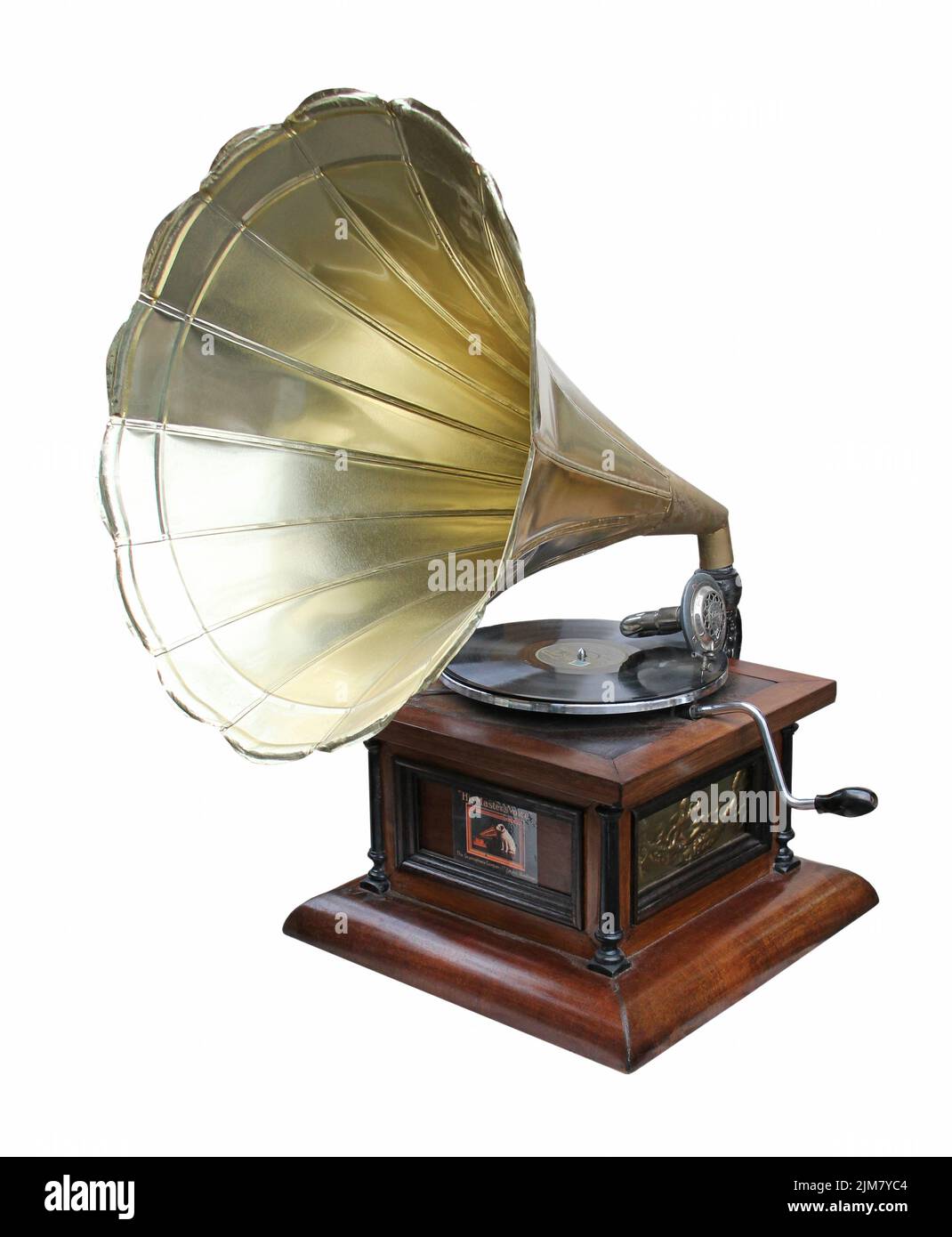 Listening gramophone Cut Out Stock Images & Pictures - Alamy