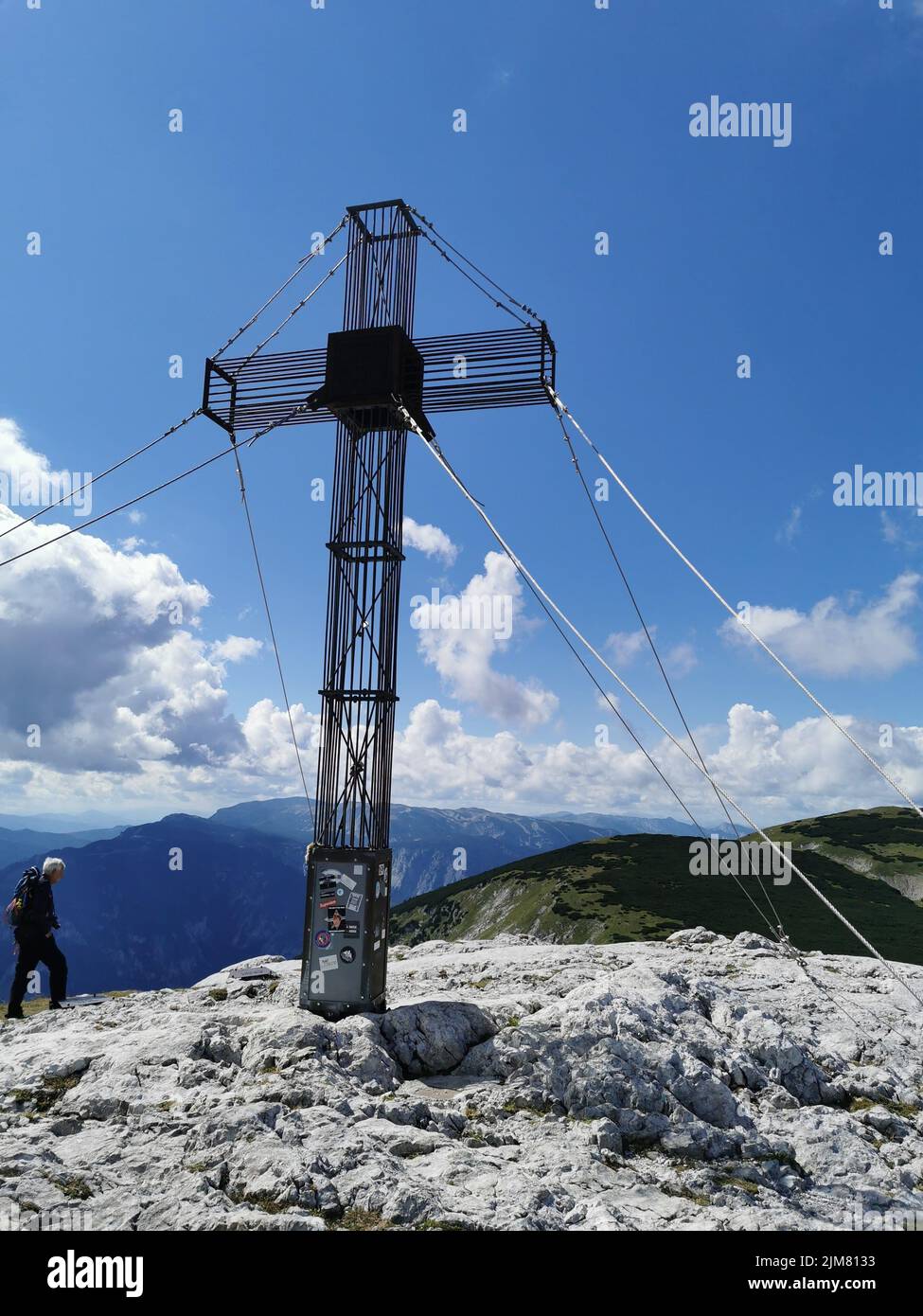 Summit cross at waxriegel hi-res stock photography and images - Alamy
