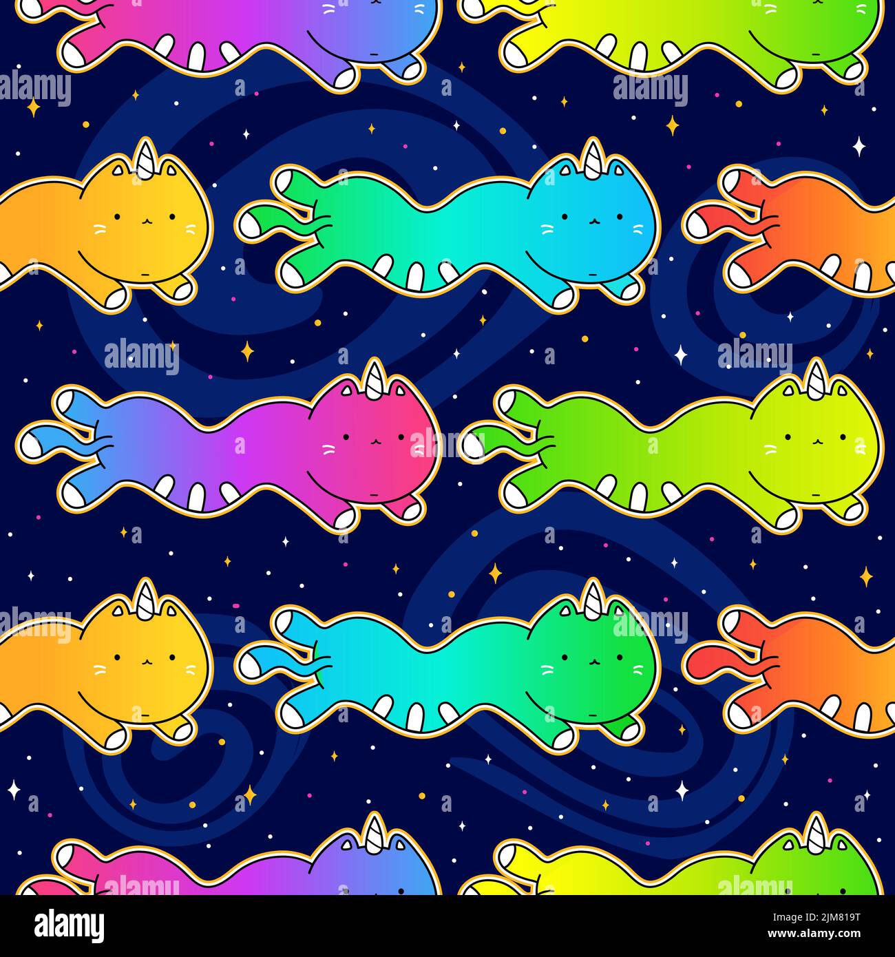 Cosmos bright wallpaper design Stock Vector Images - Alamy