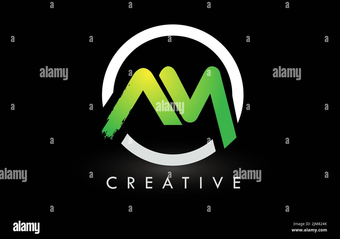 Am circle logo Stock Vector Images - Alamy