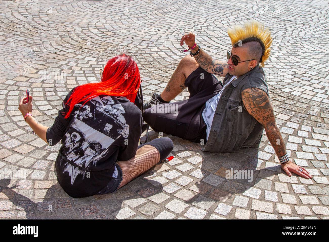 Blackpool, Lancashire, UK. 4th Aug 2022. The punk subculture ...