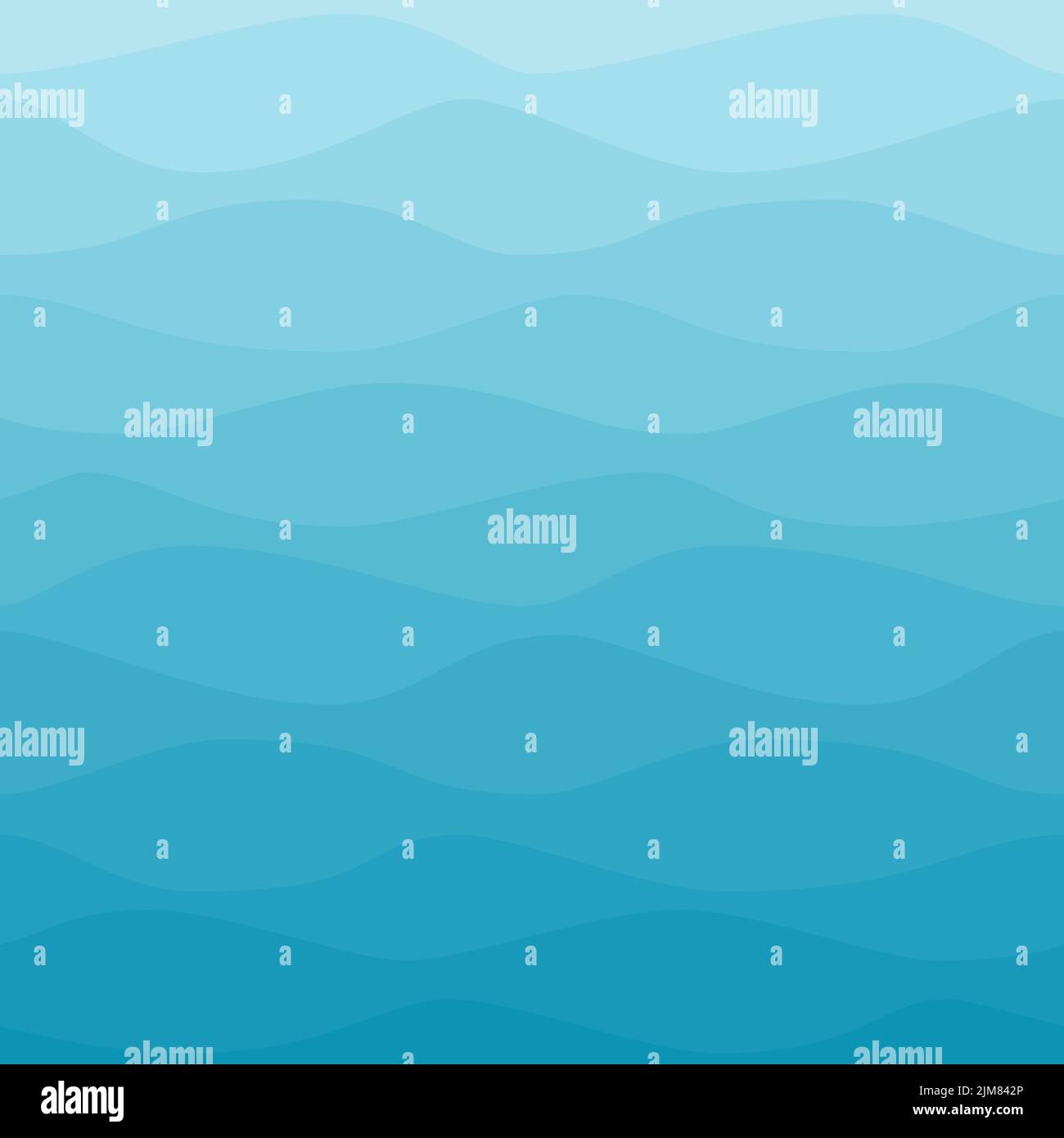 Sea water wavy blue gradient nautical background Stock Vector Image ...