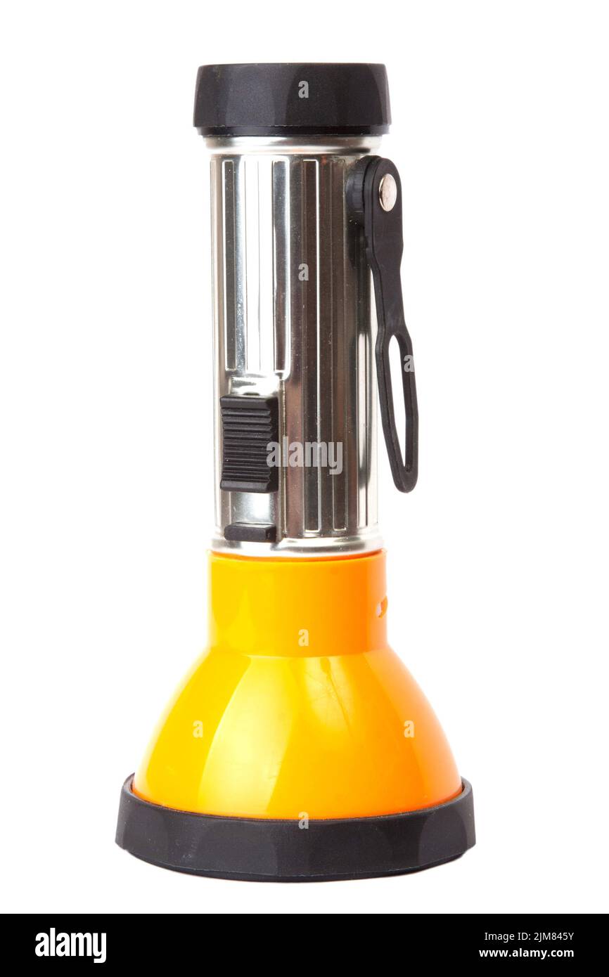 Old metal flashlight silver torch hi-res stock photography and images ...