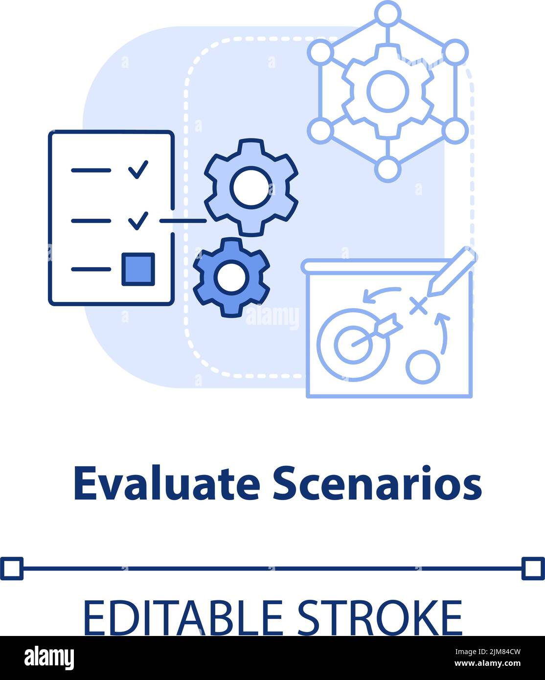 Risk scenarios Stock Vector Images - Alamy