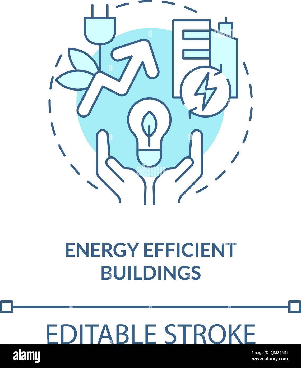 Sustainable energy efficient building efficiency concept Stock Vector ... Sustainable energy efficient building efficiency concept Stock Vector ...