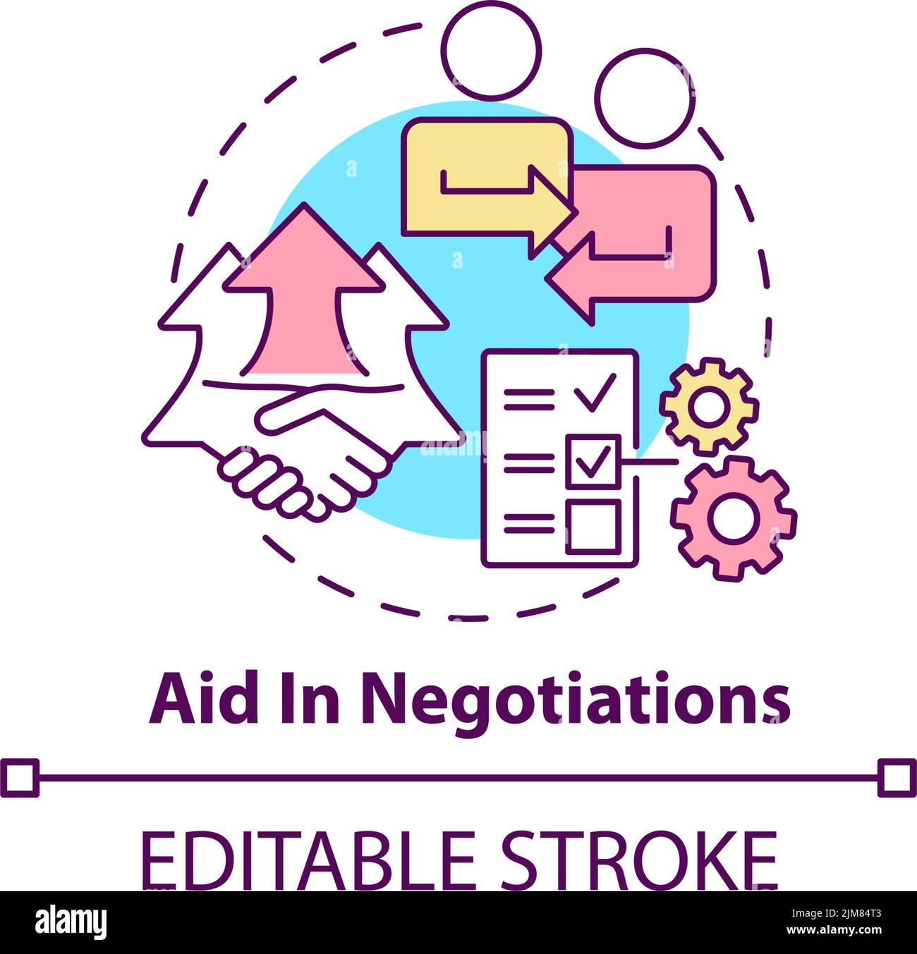 Aid contract Stock Vector Images - Alamy