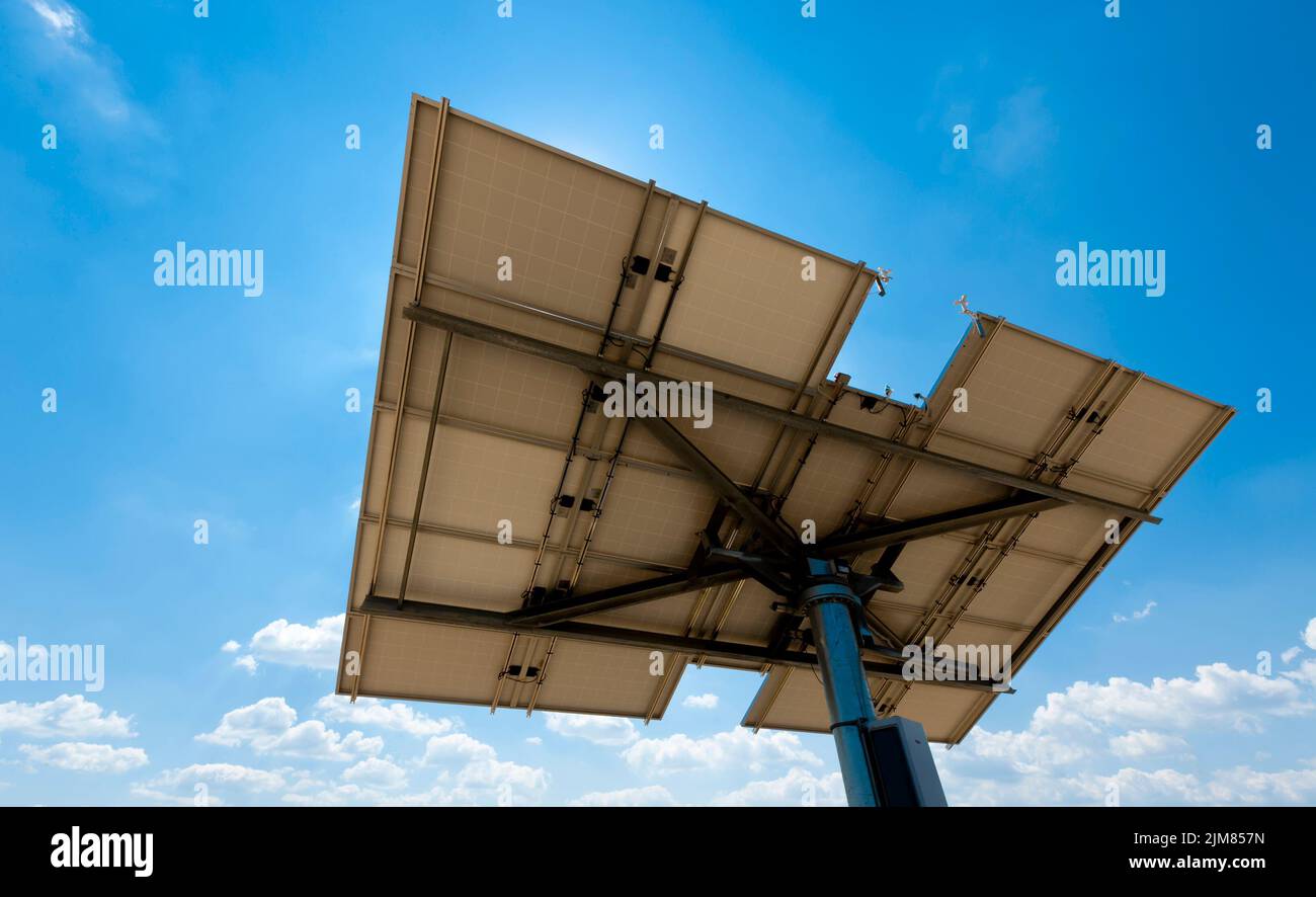 Solar panel from behind hi-res stock photography and images - Alamy