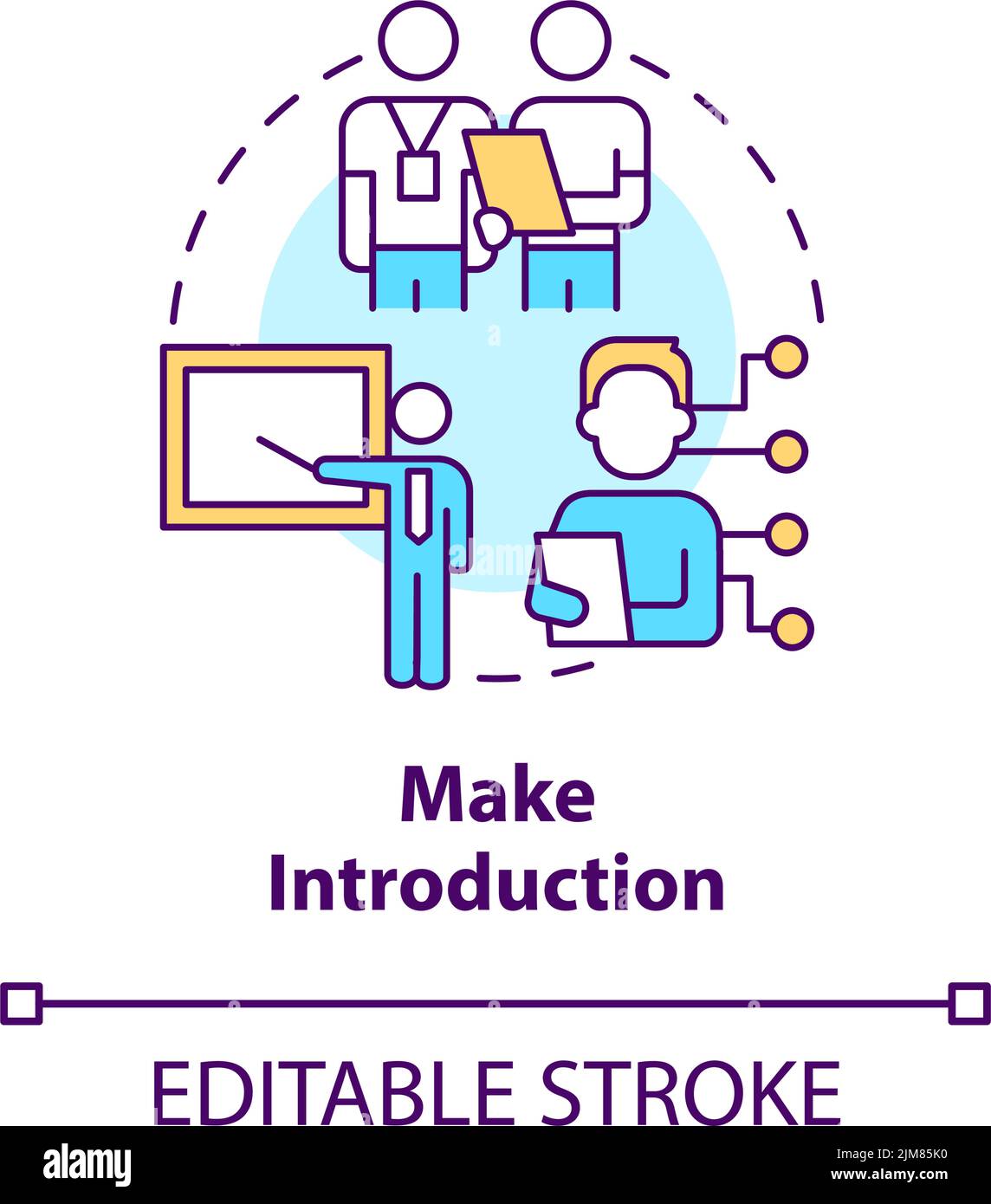 Company introduction Stock Vector Images - Alamy