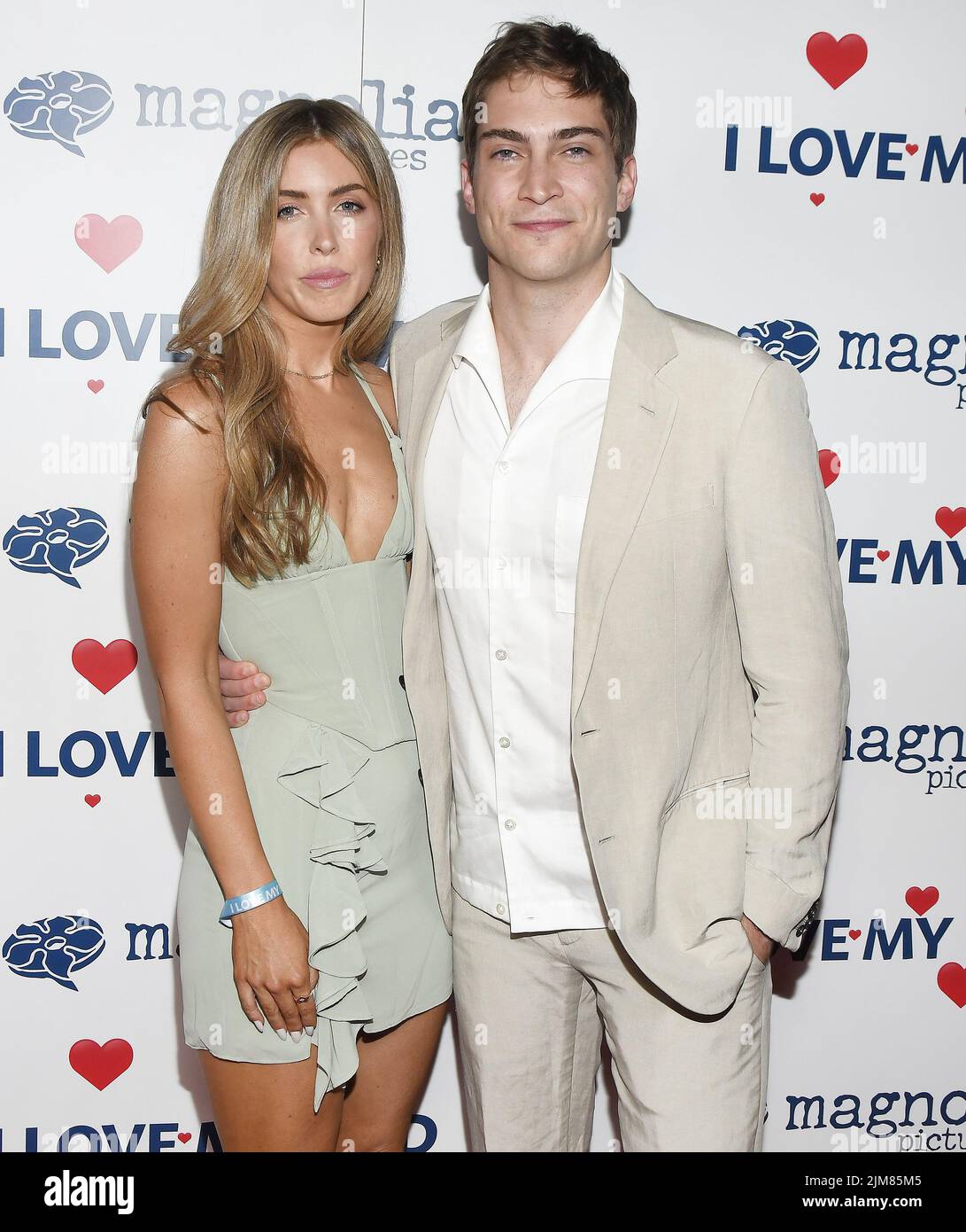 Los Angeles, CA, August 4, 2022. (L-R) Allison Gehrke and James ...