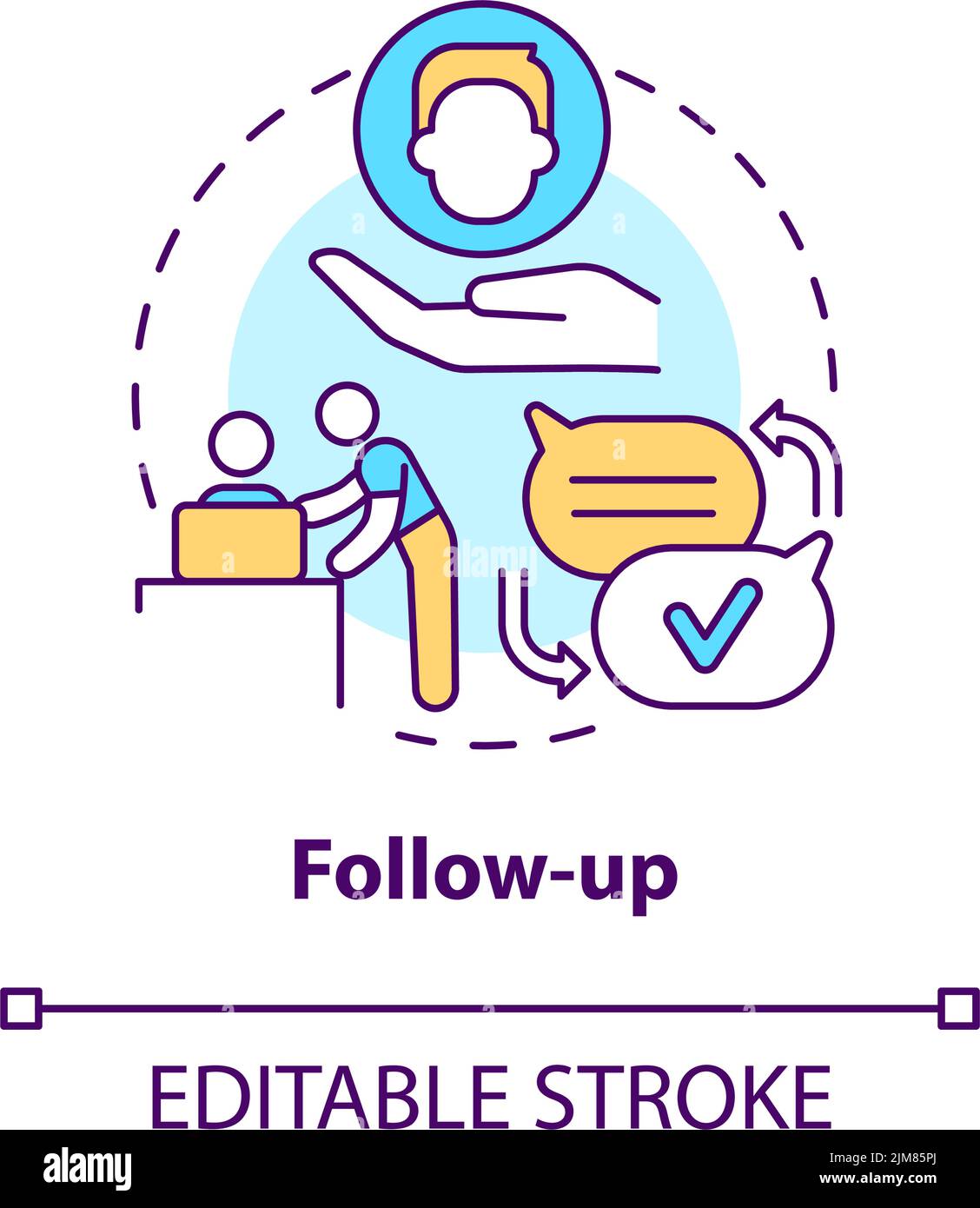 Follow up concept icon Stock Vector Image & Art - Alamy Follow up concept icon Stock Vector Image & Art - Alamy