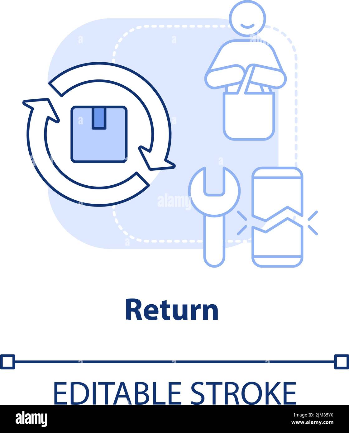 Reverse logistics Stock Vector Images - Alamy