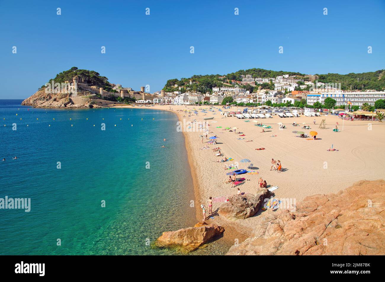 Beach tossa de mar costa brava hi-res stock photography and images - Alamy