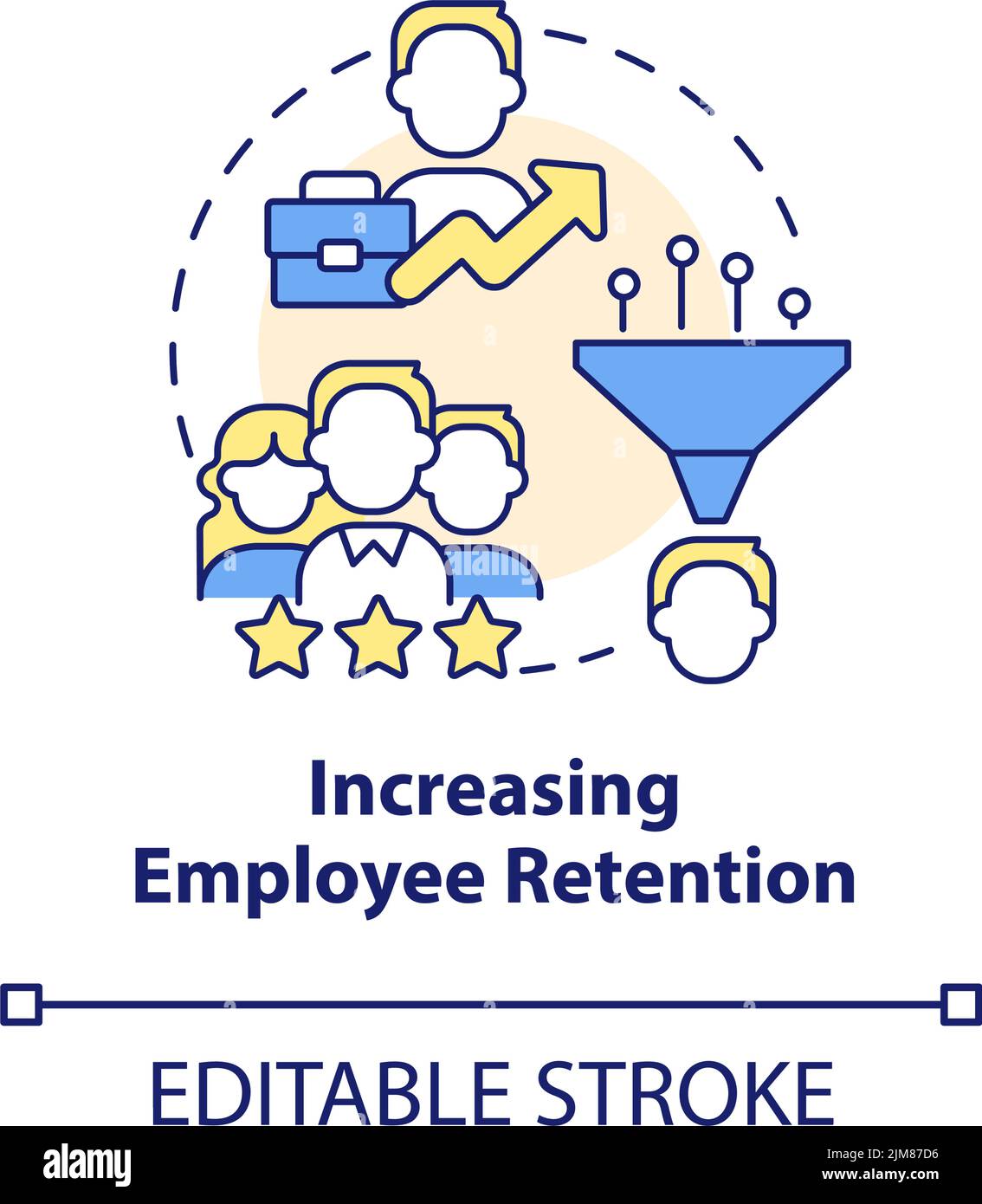 Increasing employee retention concept icon Stock Vector Image & Art - Alamy Increasing employee retention concept icon Stock Vector Image & Art - Alamy