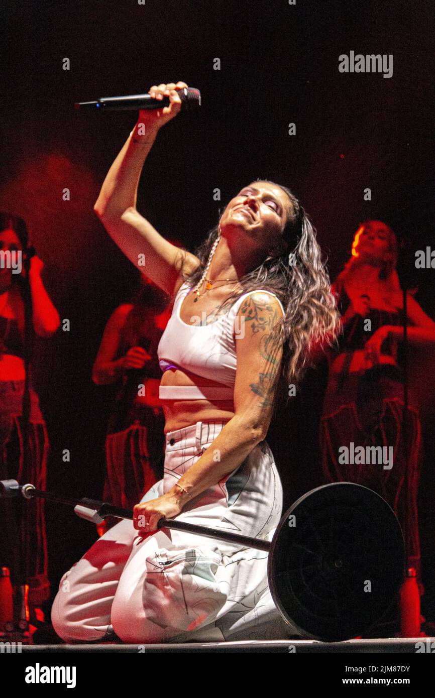 Bassano Del Grappa, Italy. 03rd Aug, 2022. Elisa - Back to the future ...