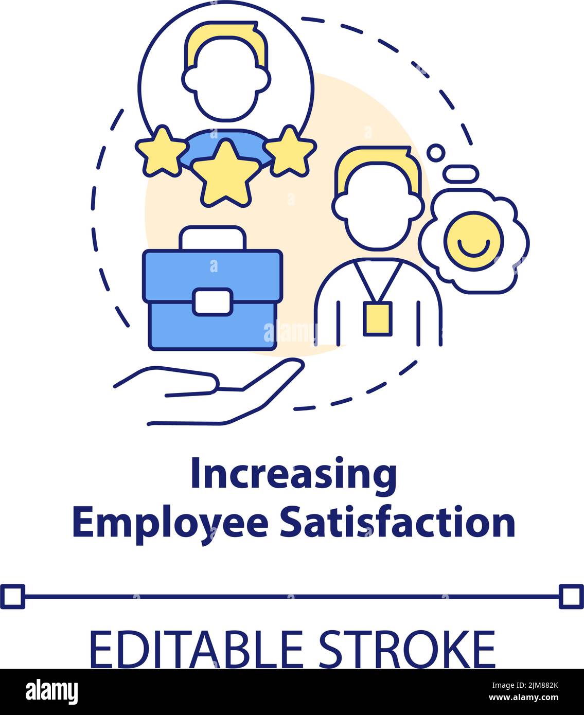 Increasing employee satisfaction concept icon Stock Vector Image & Art ... Increasing employee satisfaction concept icon Stock Vector Image & Art ...