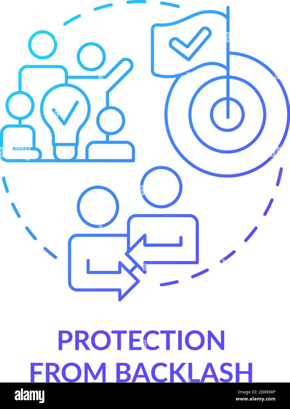 Circle backlash symbol Stock Vector Images - Alamy