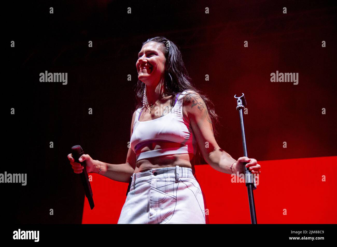 Bassano Del Grappa, Italy. 03rd Aug, 2022. Elisa - Back to the future ...