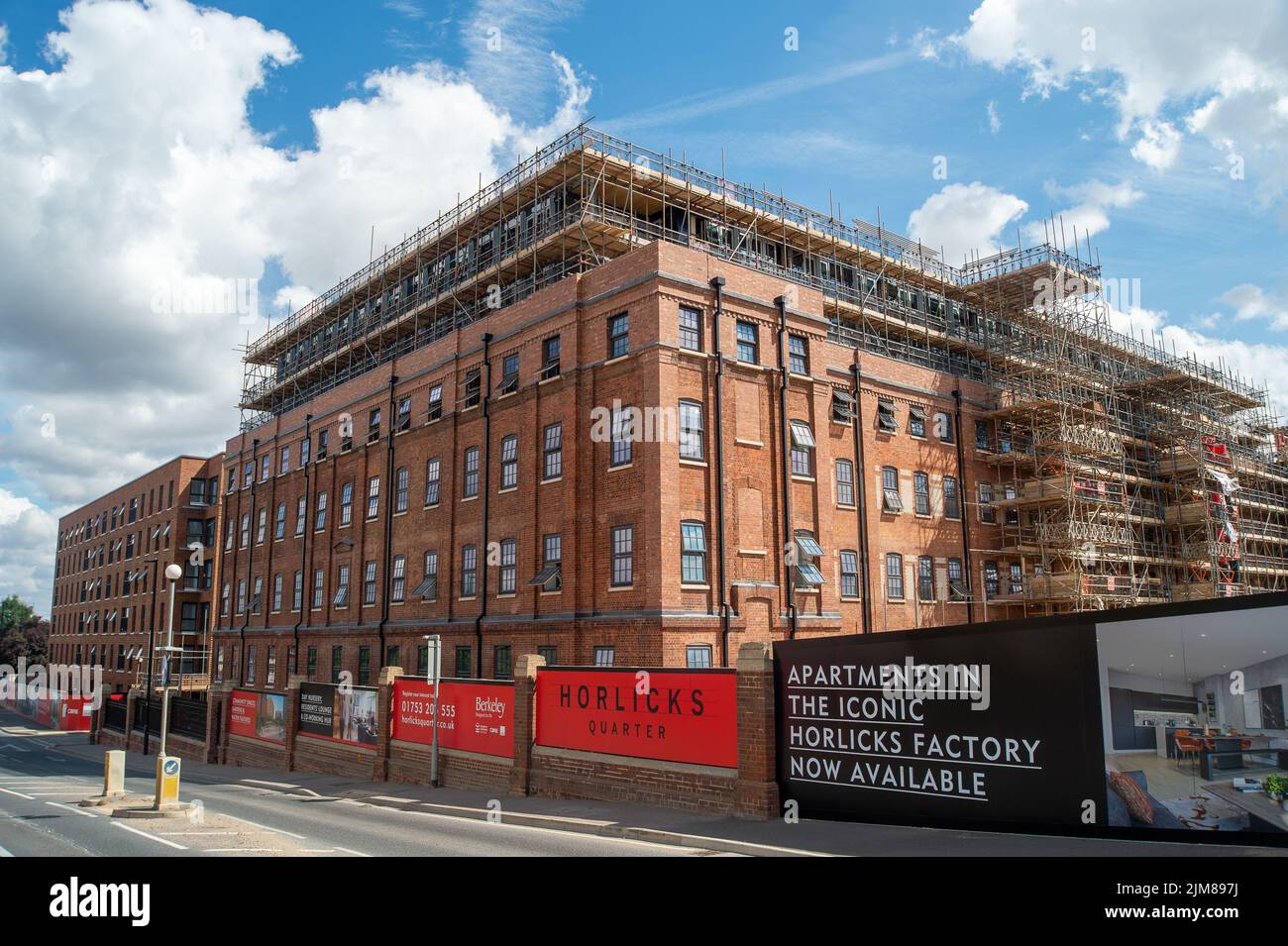 Slough, Berkshire, UK. 4th August, 2022. As Slough undergoes huge ...