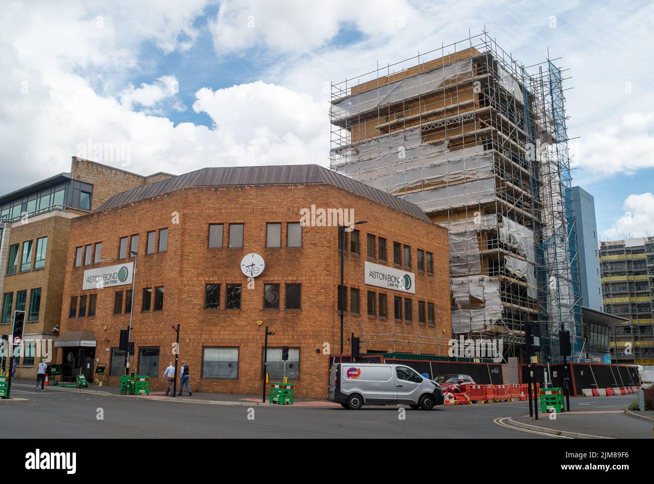 Slough, Berkshire, UK. 4th August, 2022. As Slough undergoes huge ...