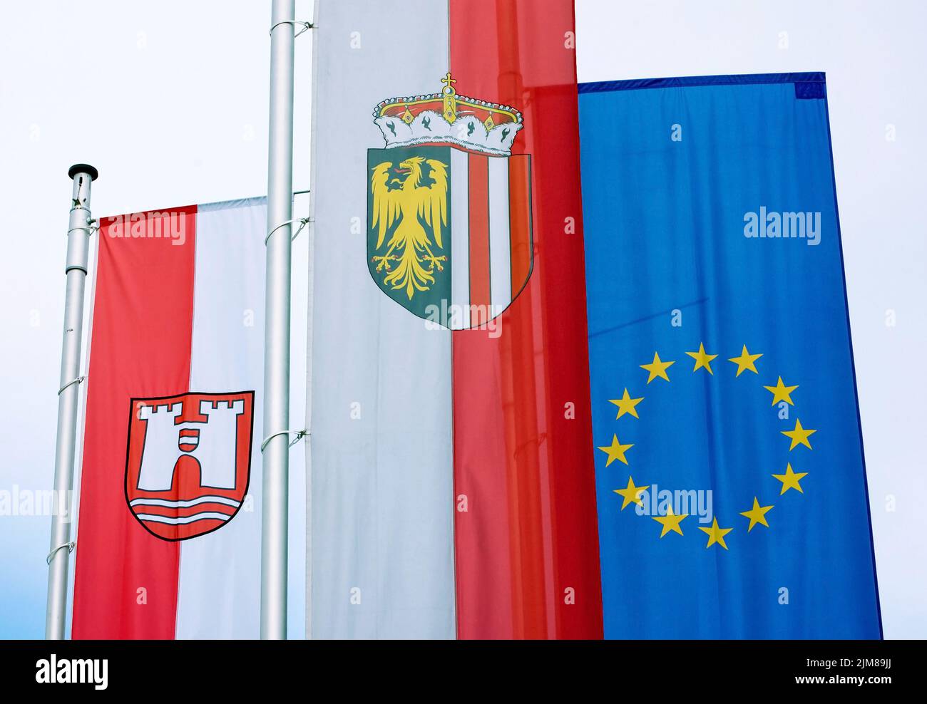 Austrian flags hi-res stock photography and images - Alamy
